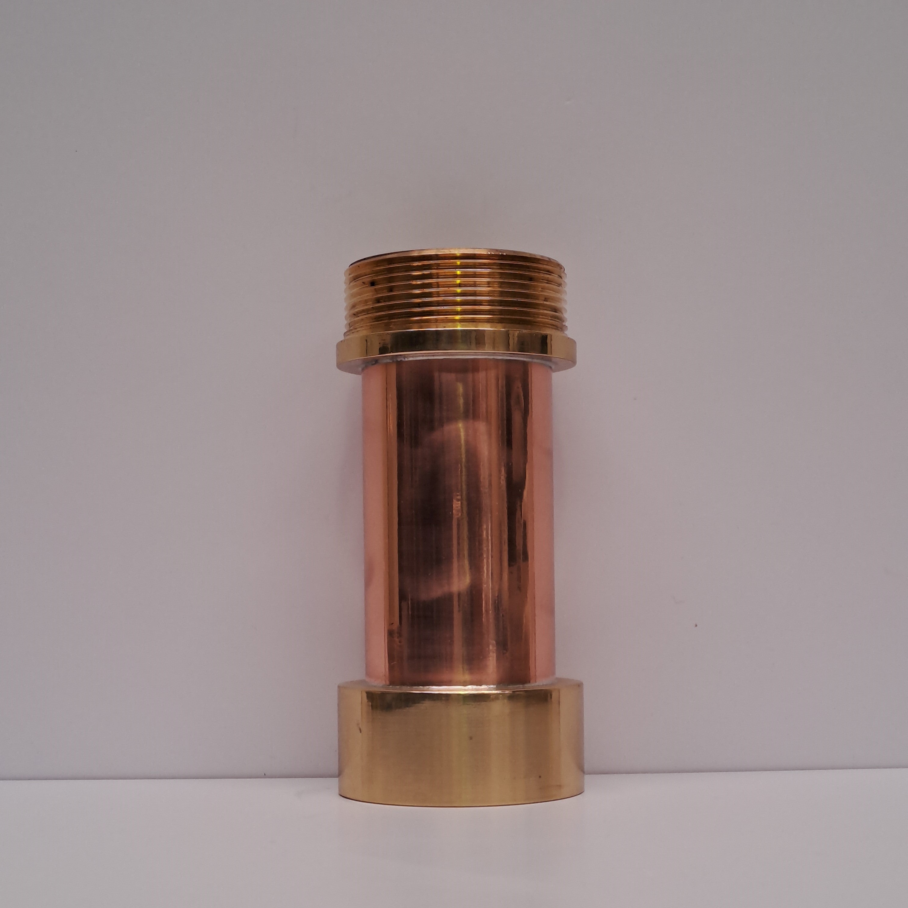 100mm Copper Condenser Extension | Female – Male – Hauraki Home Brew