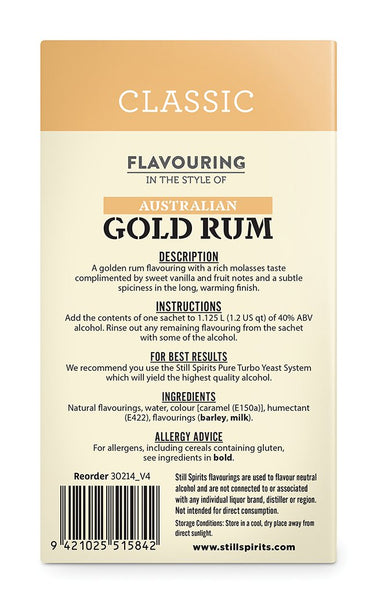 Top Shelf Select Australian Gold Rum – Hauraki Home Brew