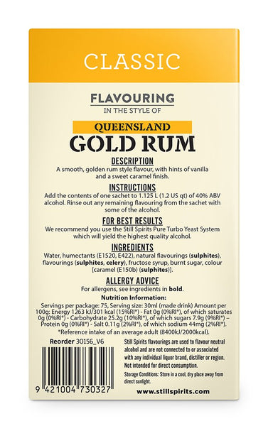 Select Queensland Gold Rum – Hauraki Home Brew